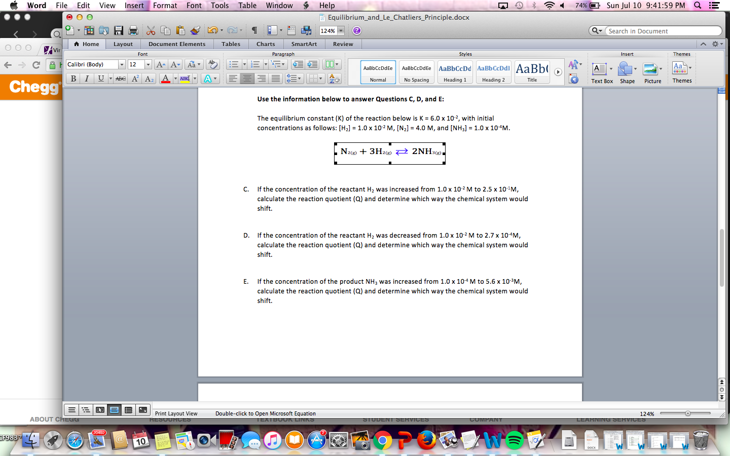 Solved Use the information below to answer Questions C, D, | Chegg.com
