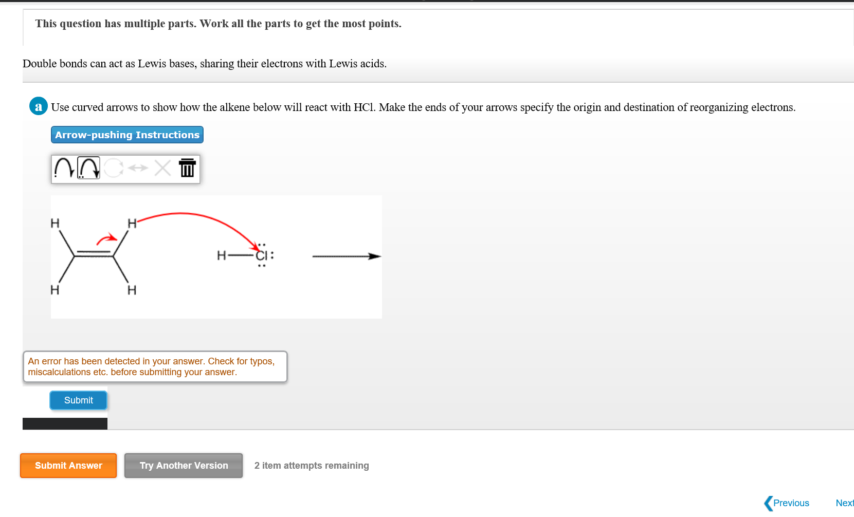 Solved please explain what I am doing wrong....will give | Chegg.com
