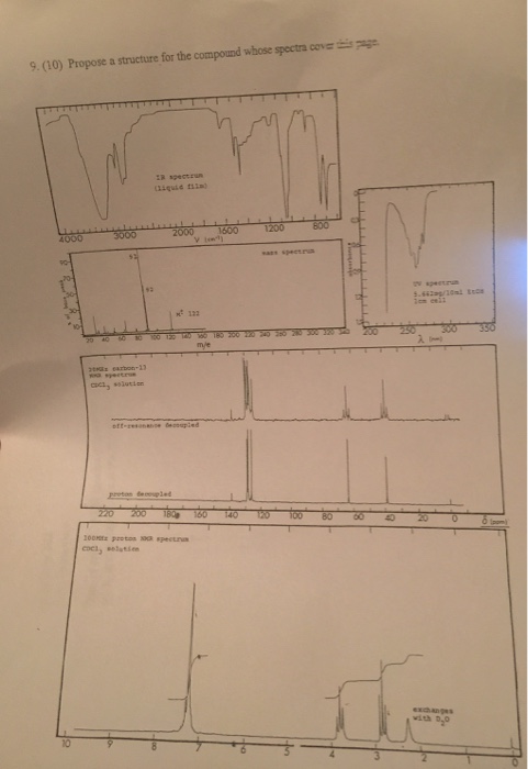 Solved Propose a structure for the compound whose spectra | Chegg.com Solved Propose a structure for the compound whose spectra | Chegg.com