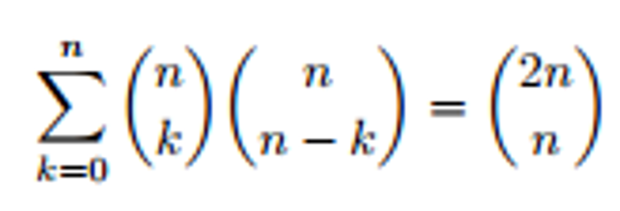 Solved The following binomial coefficient identiy holds for | Chegg.com