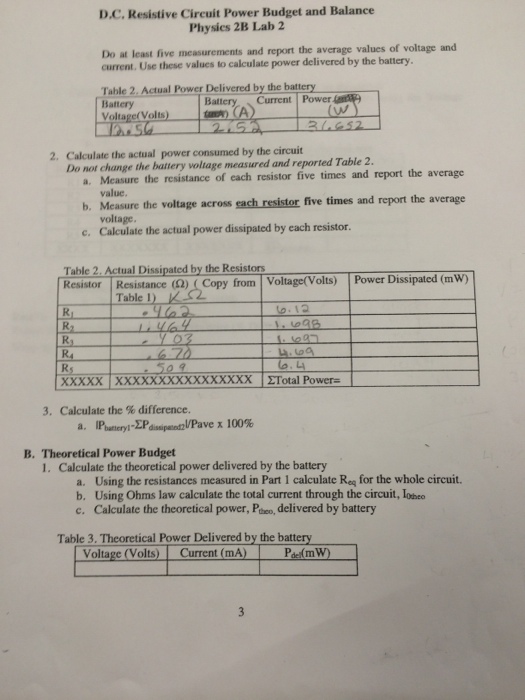 d-c-resistive-circuit-power-budget-and-balance-chegg