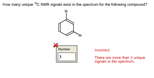 Solved How many unique^13 C NMR signals exist in the | Chegg.com
