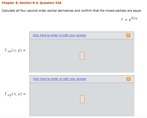 Solved Chapter 8, Section 8.4, Question 026 Calculate all | Chegg.com