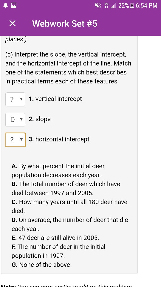 Solved 45 .4122%A 6:54 PM Webwork Set #5 Previous Problem | Chegg.com
