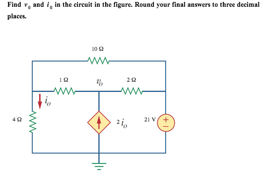 Solved Caluclate the current gain i0/is in the circuit shown | Chegg.com