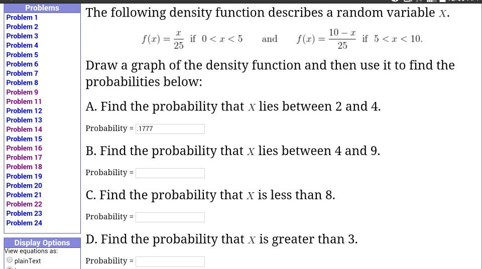 The following density function describes a random | Chegg.com