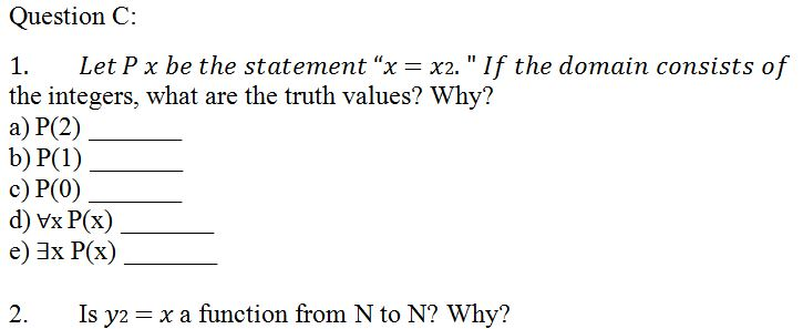 Solved Let P x be the statement "x = x2." If the domain | Chegg.com