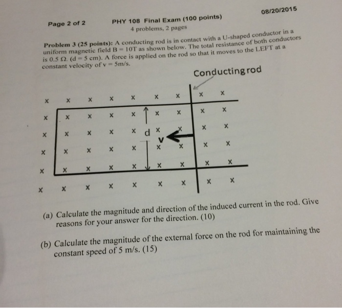 Solved physics question | Chegg.com