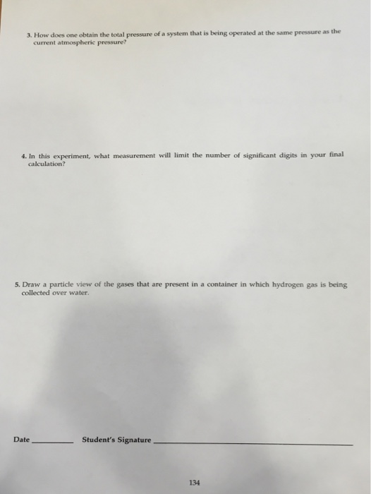 Solved Pre-Laboratory Exercises 1. Define: atmospheric | Chegg.com