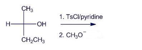 Solved CH3 1. TsCl/pyridine 2. CH3O CH2CH3 | Chegg.com