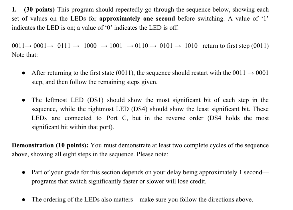 Solved 1. (30 points) This program should repeatedly go | Chegg.com