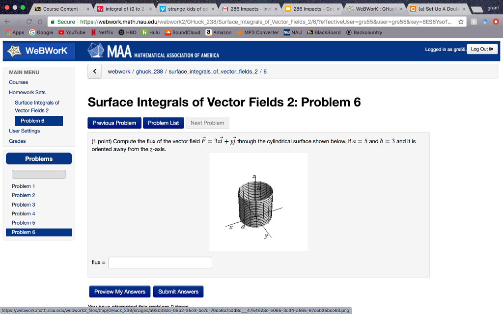 Solved Compute the flux of the vector field F=3xi+yj through | Chegg.com