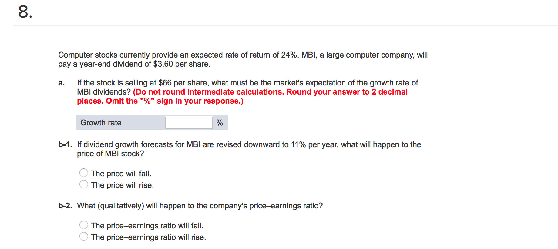 Solved Computer stocks currently provide an expected rate of | Chegg.com