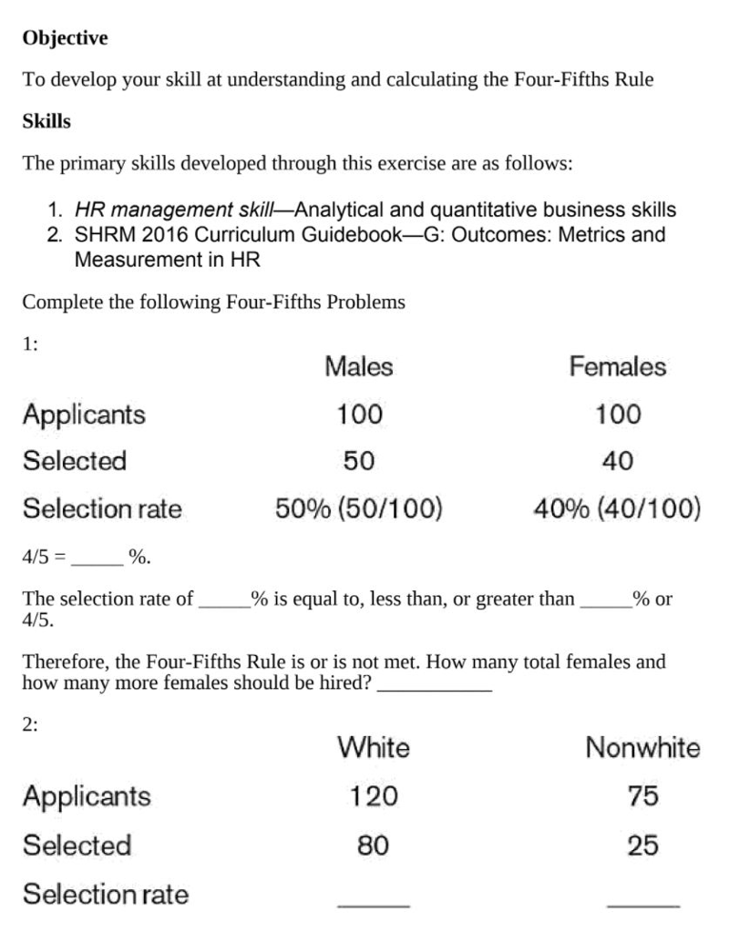 Solved Objective To develop your skill at understanding and | Chegg.com