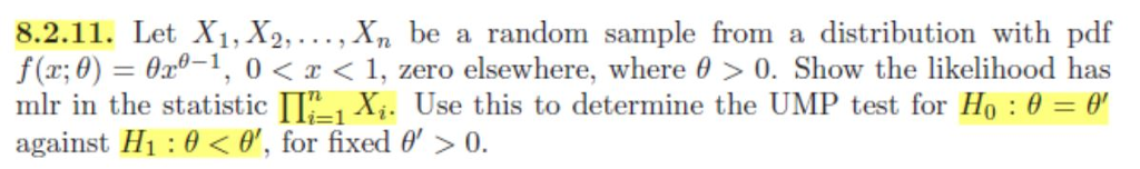 Solved Let X_1, X_2, ..., X_n be a random sample from a | Chegg.com
