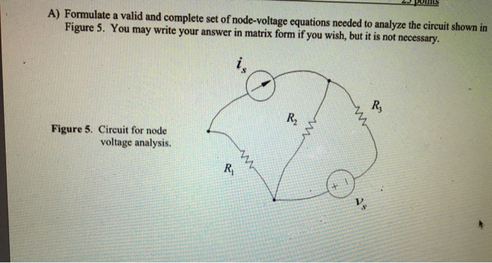 Solved Formulate a valid and complete set of node-voltage | Chegg.com