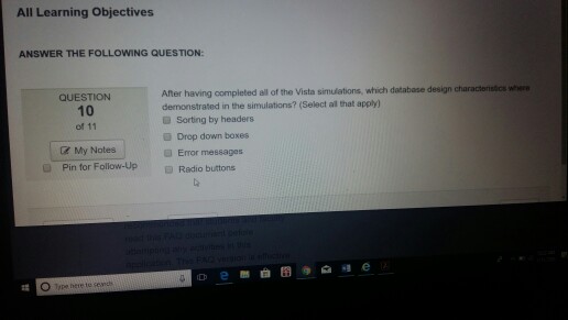 All Learning Objectives ANSWER THE FOLLOWING | Chegg.com