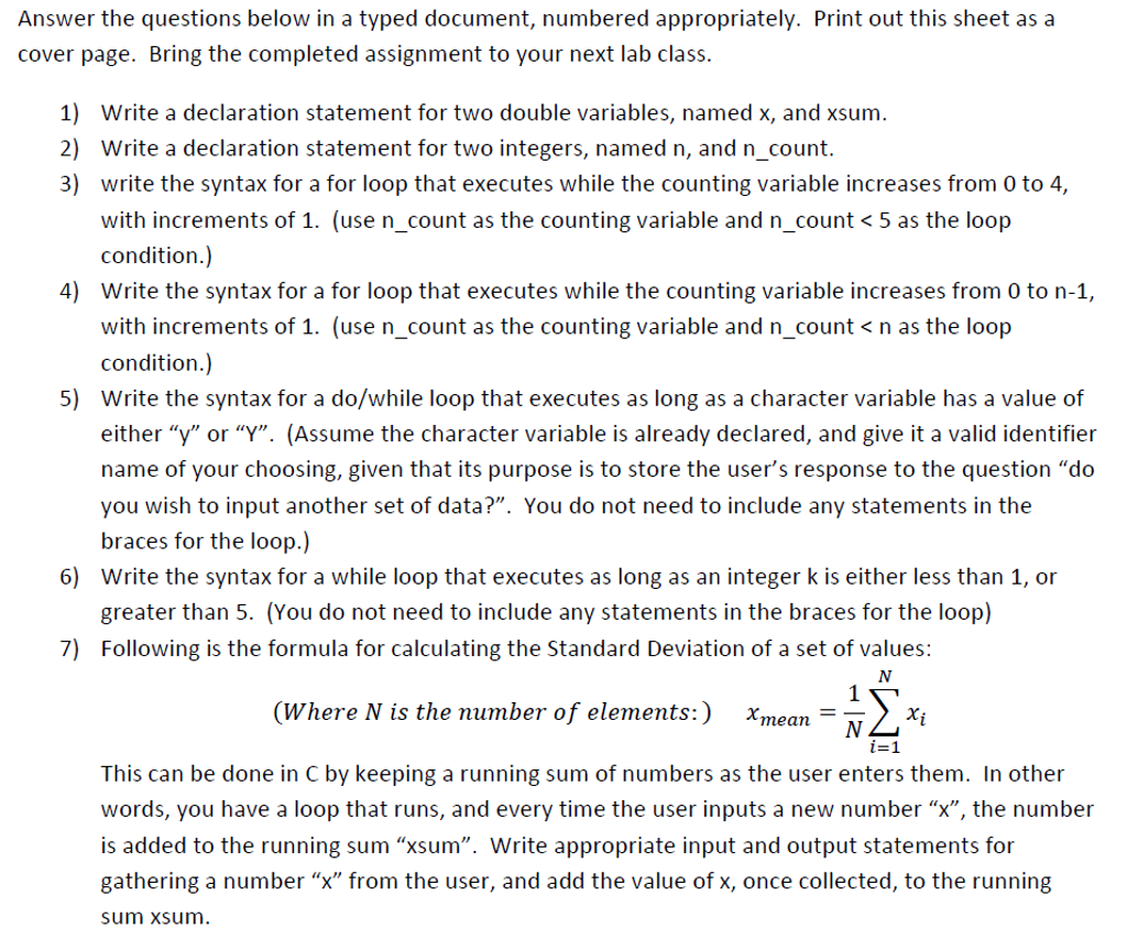 Solved Answer the questions below in a typed document, | Chegg.com