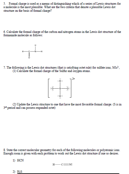 Solved Formal charge is used as a means of distinguishing | Chegg.com