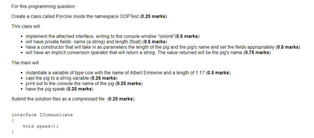 For this programming question: Create a class called | Chegg.com