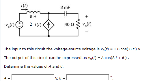 Solved: The Input To This Circuit The Voltage-source Volta... | Chegg.com
