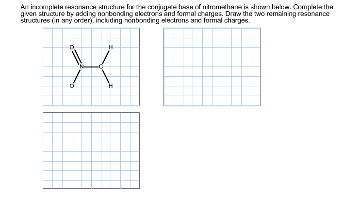 Solved An incomplete resonance structure for the conjugate | Chegg.com
