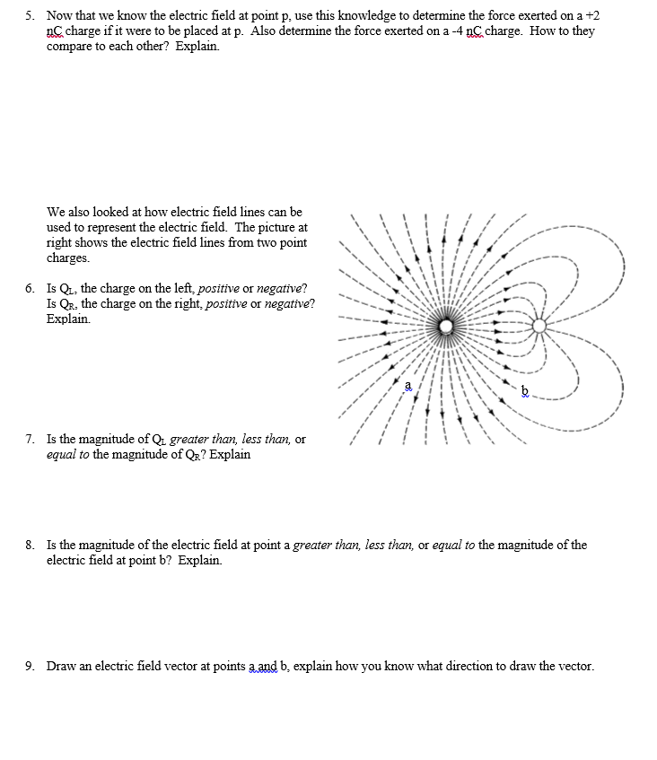 Solved Coulomb's Law As we found in the Electric Field | Chegg.com