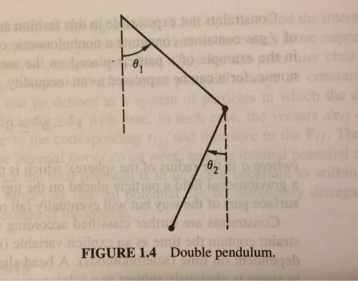 Solved 13. Formulate the double-pendulum problem illustrated | Chegg.com