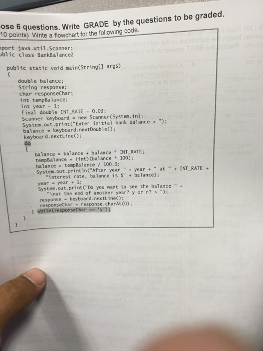 Solved Write a flowchart for the following code. import | Chegg.com Solved Write a flowchart for the following code. import | Chegg.com