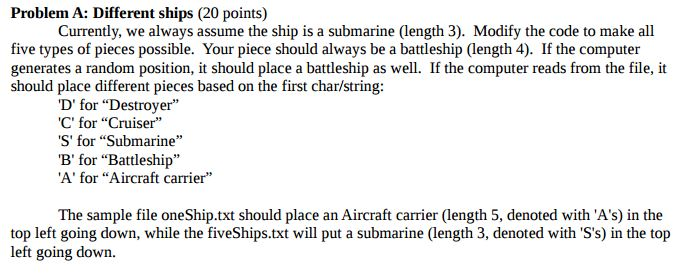 C++ battleship.cpp: #include #include | Chegg.com