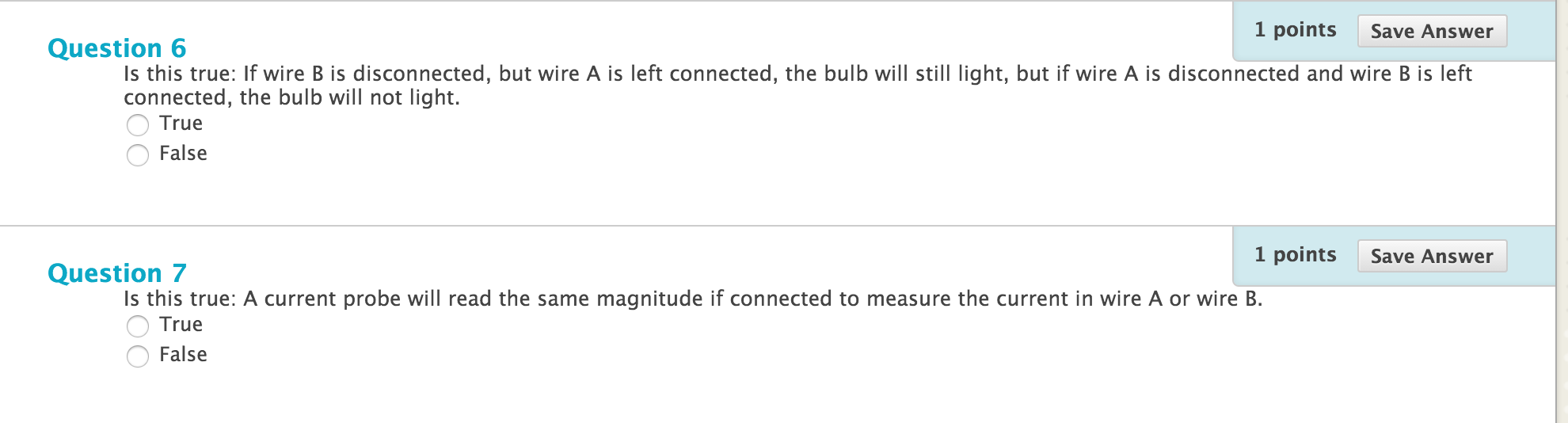 Solved Please choose the combination of statements below | Chegg.com