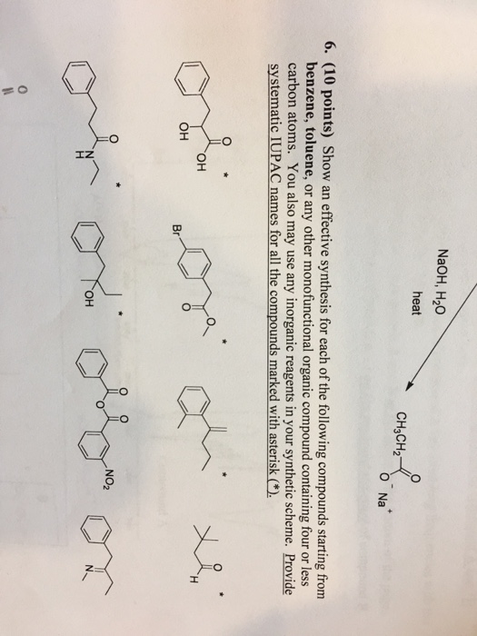 Solved Show an effective synthesis for each of the following | Chegg.com