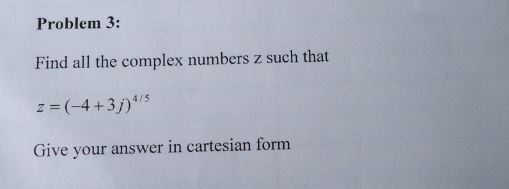 Solved Find all the complex numbers z such that z = (-4 + | Chegg.com