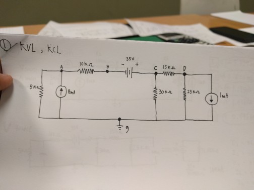 Solved solve this using KVL/KCL | Chegg.com Solved solve this using KVL/KCL | Chegg.com