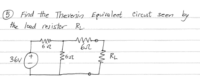 Solved Find the Thevenin Equivalent circuit seen by the load | Chegg.com
