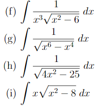 Solved Evaluate the following integrals by using hyperbolic | Chegg.com