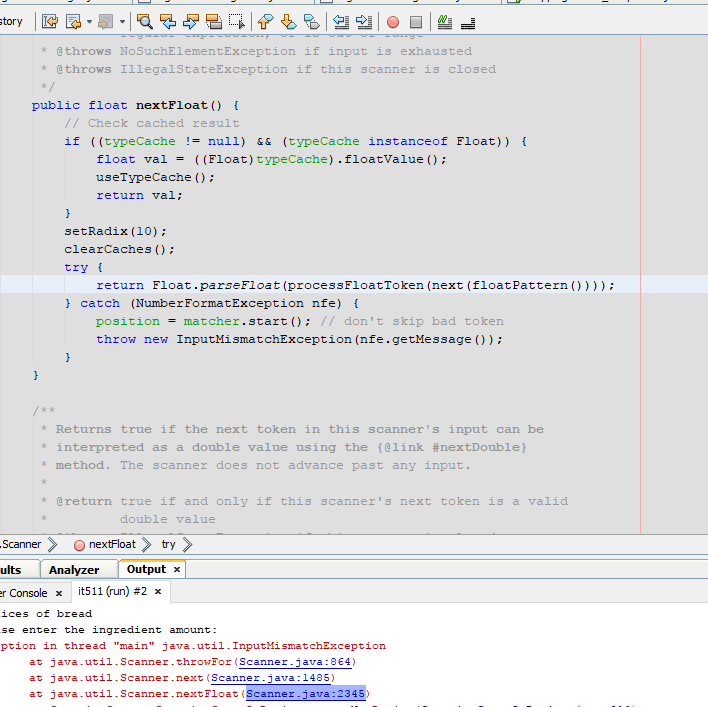 Solved Java help needed with exceptions. I've written a | Chegg.com