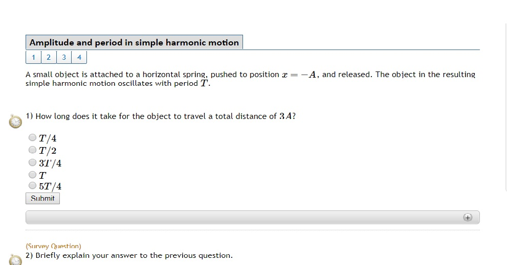 Solved A small object is attached to a horizontal spring, | Chegg.com