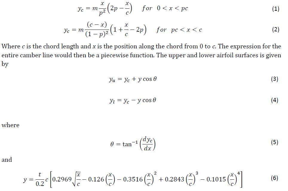 Using Eq. (1)-(6) and a chord length of 6 in, find an | Chegg.com