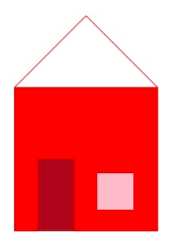 Solved Write a python program that draws this house. | Chegg.com