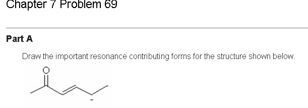Solved Draw the important resonance contributing forms for | Chegg.com