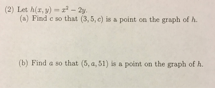 Solved Let Hx Y X2 2y Find C So That 3 5 C Is 