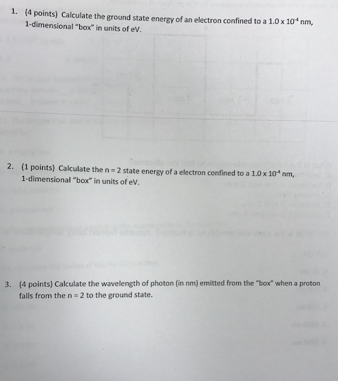 Solved Calculate the ground state energy of an electron | Chegg.com