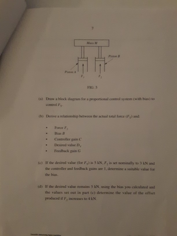 10. The mass M shown in FIGURE 5 is to be held in | Chegg.com