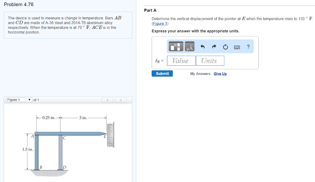Solved The device is used to measure a change in | Chegg.com