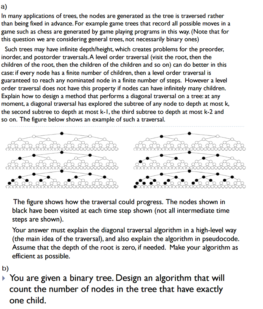 Solved In many applications of trees, the nodes are | Chegg.com