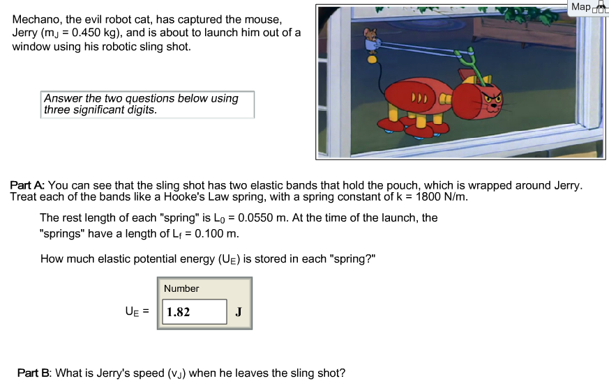 Solved Mechano, the evil robot cat, has captured the mouse, | Chegg.com