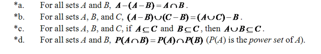 Solved 12. Prove the following using either definitions (= | Chegg.com