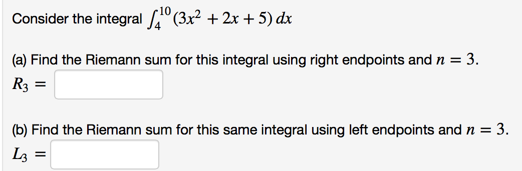 Solved Consider the integral integrate (3x2 + 2x + 5) dx | Chegg.com