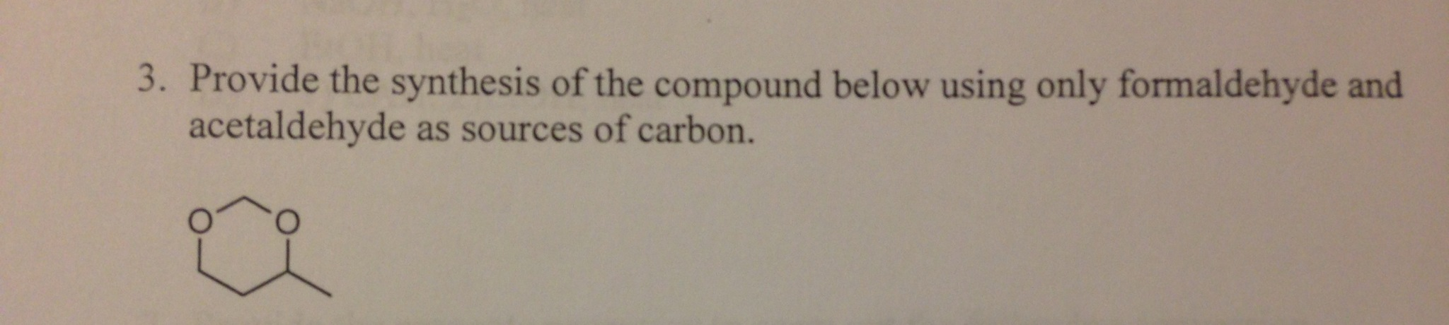 Solved: Provide The Synthesis Of The Compound Below Using ... | Chegg.com